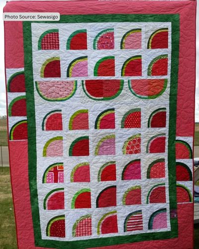 Top 6 Free Watermelon Quilt Patterns (+11 Bonus Patterns For Sale) - I ...