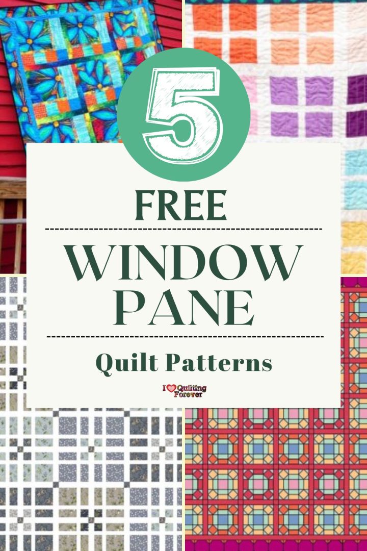 Top 5 Free Window Pane Quilt Patterns (+4 Bonus Patterns For Sale) - I ...