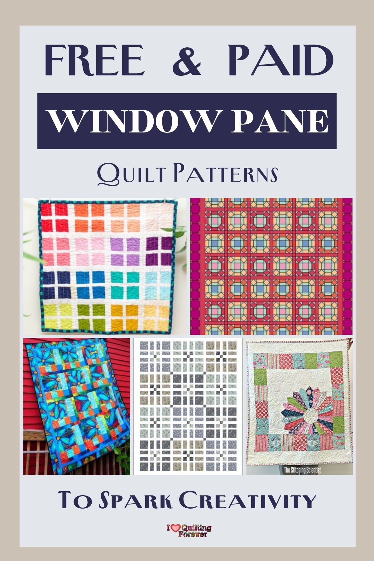 Top 5 Free Window Pane Quilt Patterns (+4 Bonus Patterns For Sale) - I ...