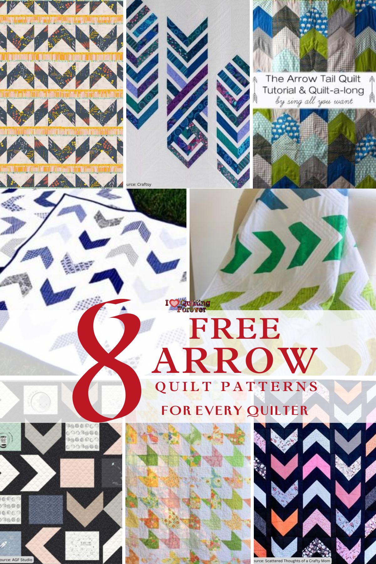 Top 8 Free Best Arrow Quilt Patterns (+8 Bonus Patterns For Sale) - I ...