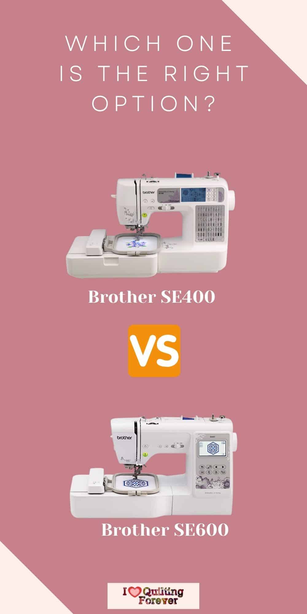 Brother SE400 Vs SE600 | Review and Full Comparison in 2023 - I Love ...