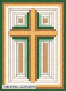 Best Free Log Cabin Cross Quilt Pattern (+7 Bonus Patterns For Sale ...