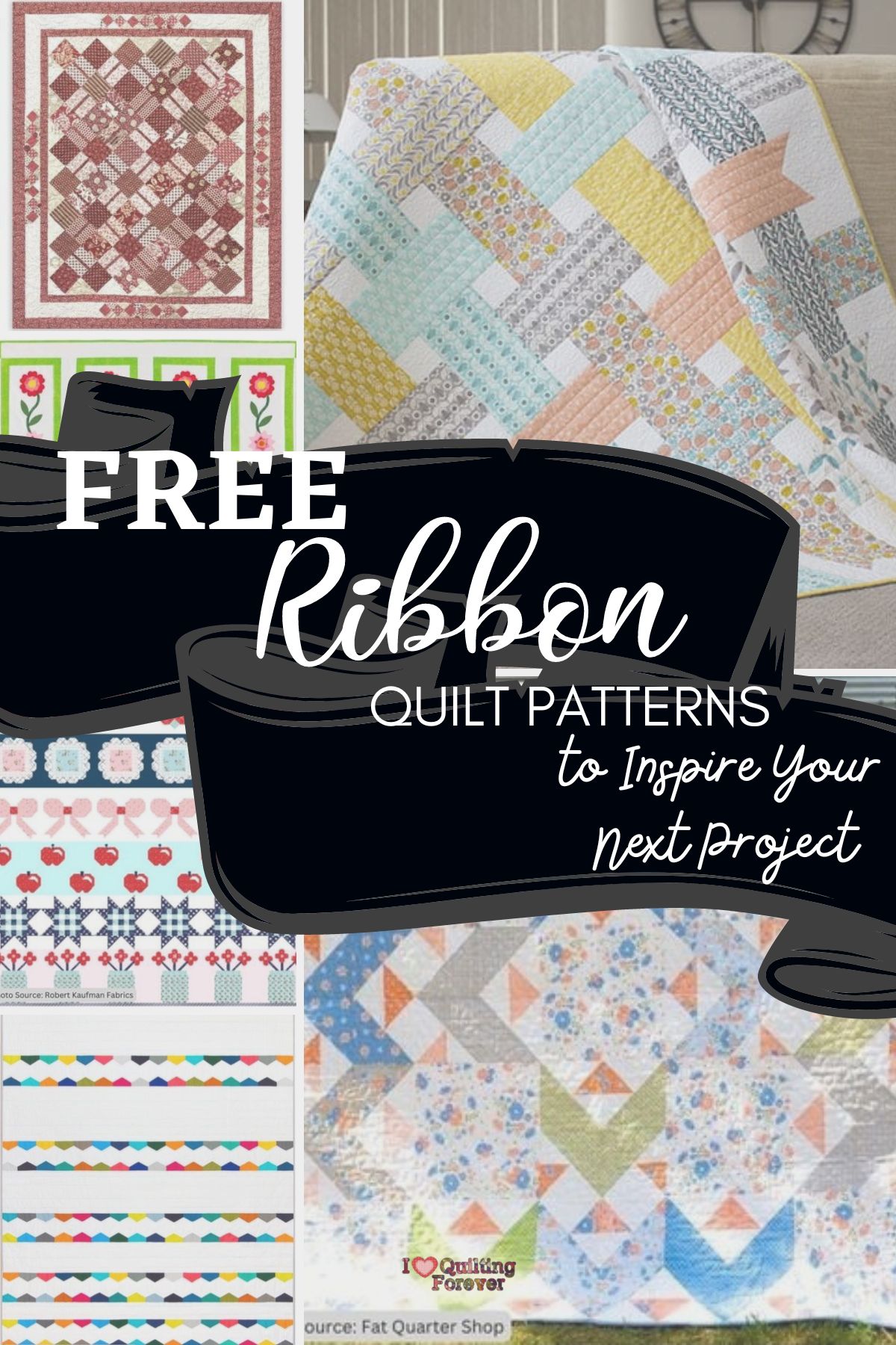 Top 11 Free Ribbon Quilt Patterns (+7 Bonus Patterns For Sale) - I Love ...