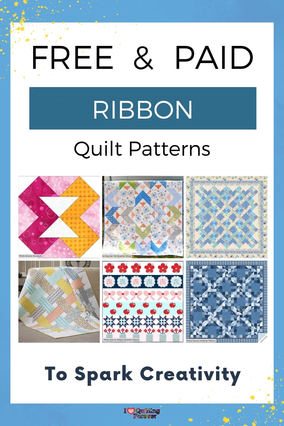 Top 11 Free Ribbon Quilt Patterns (+7 Bonus Patterns For Sale) - I Love ...