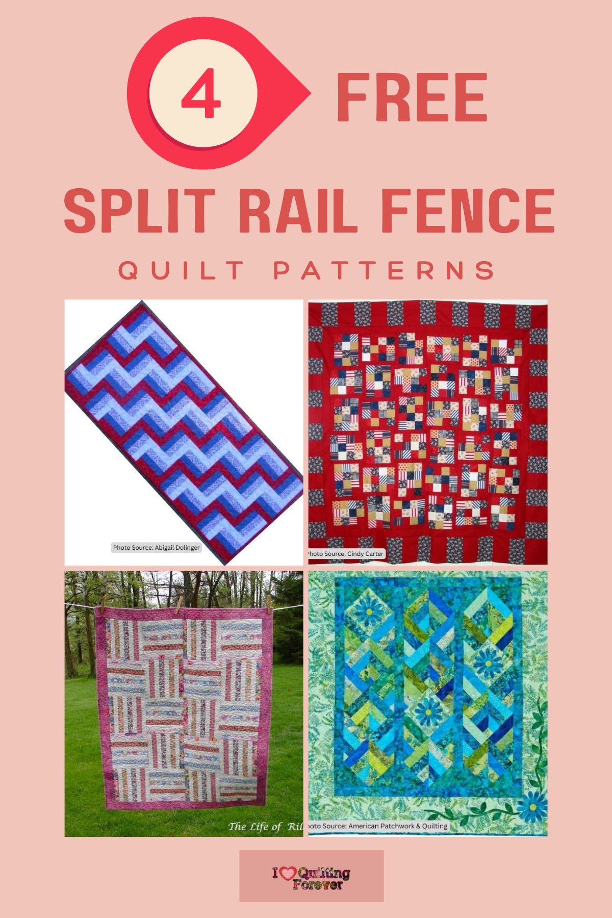 Top 4 Free Best Split Rail Fence Quilt Patterns (+6 Bonus Patterns For ...
