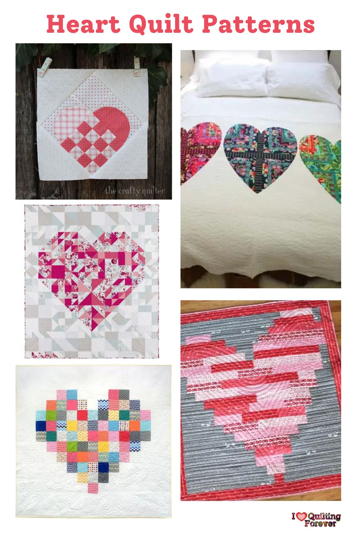 Top 14 Free Heart Quilt Patterns (+6 Bonus Patterns For Sale) - I Love ...