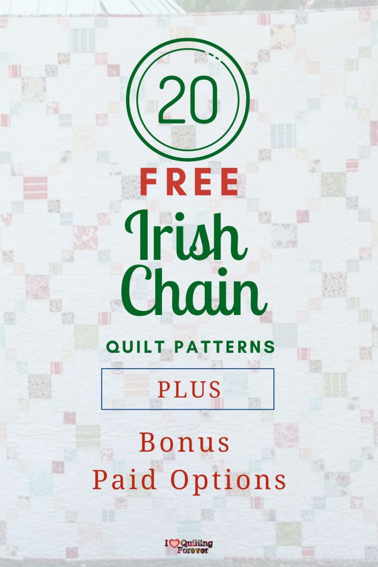 Top 20 Free Irish Chain Quilt Patterns (+9 Bonus Patterns For Sale) - I ...
