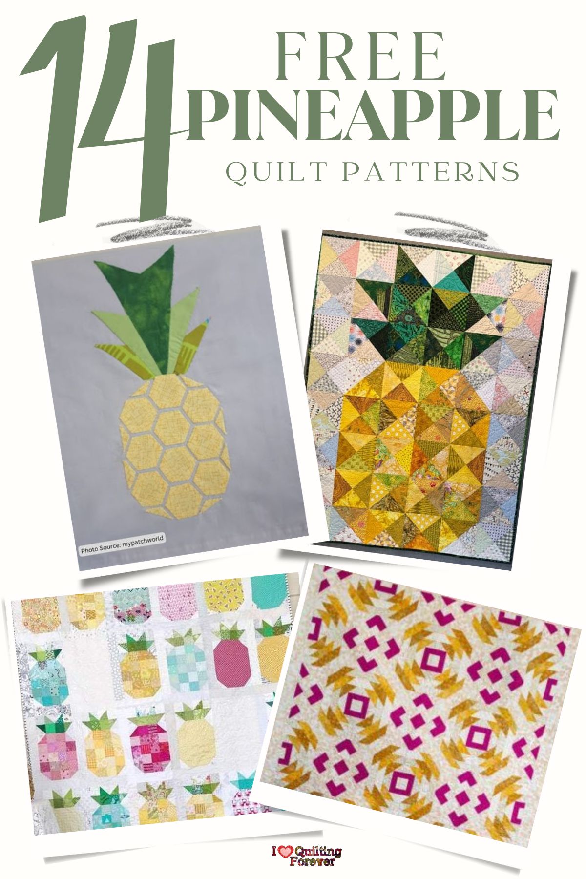 Top 14 Free Pineapple Quilt Patterns (+10 Bonus Patterns For Sale) - I ...