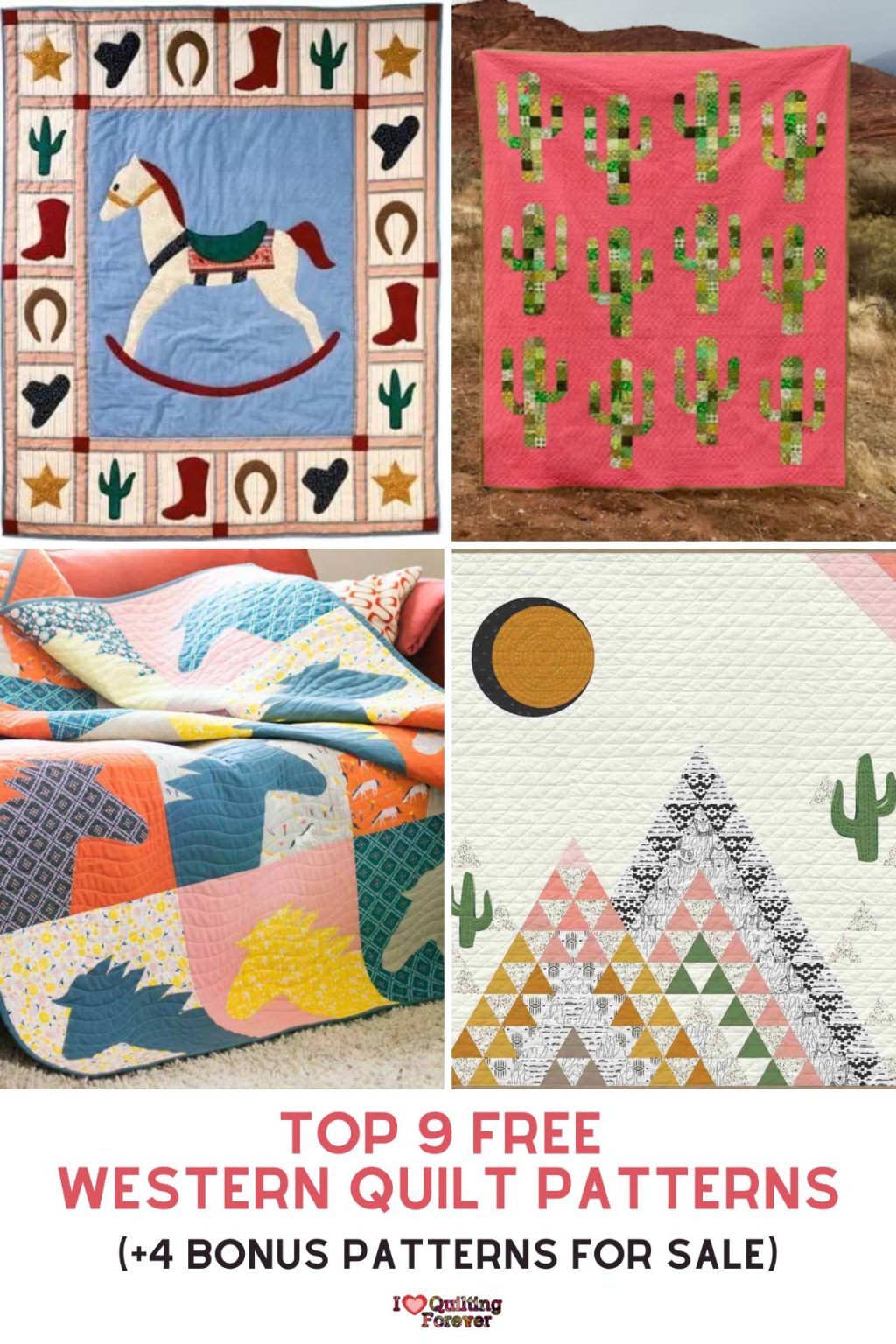 Top 9 Free Western Quilt Patterns (+4 Bonus Patterns For Sale) - I Love ...