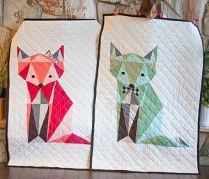 Free Quilt Pattern: Fox Quilt - I Love Quilting Forever