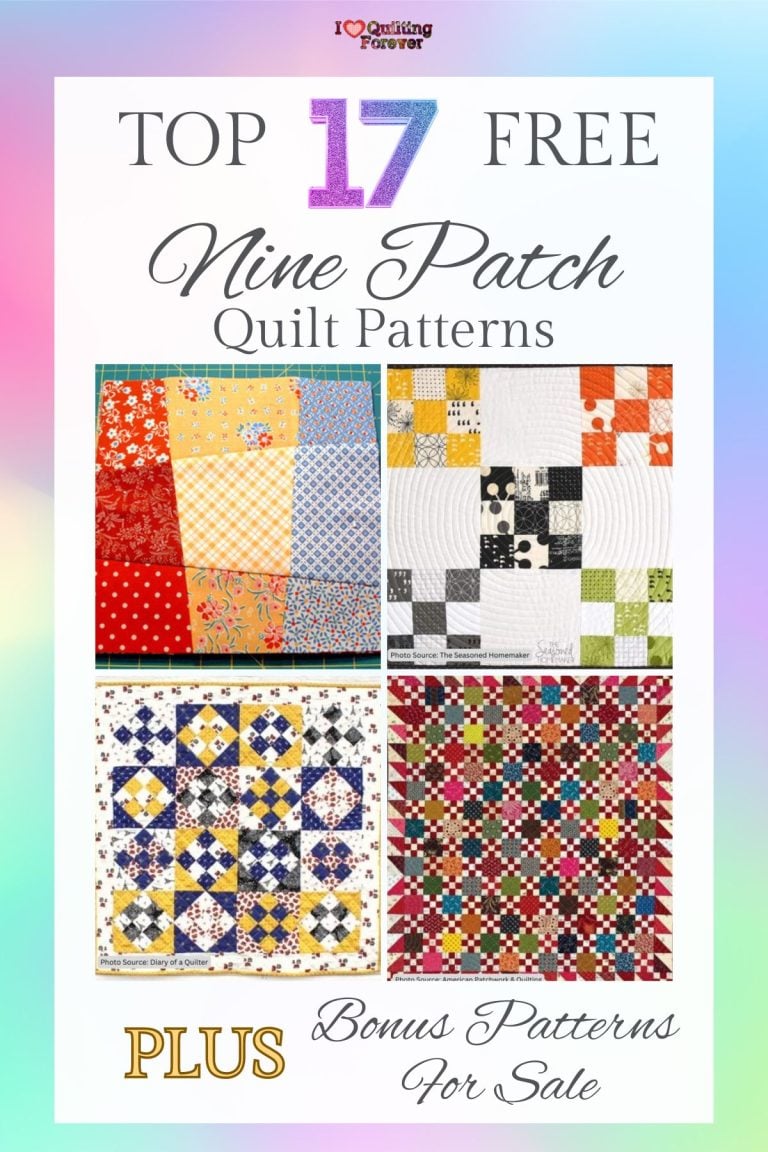 Top 17 Free Nine Patch Quilt Pattern (+13 Bonus Patterns For Sale) - I ...