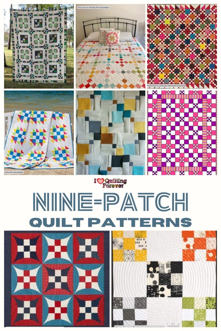 Top 17 Free Nine Patch Quilt Pattern (+14 Bonus Patterns For Sale) - I ...