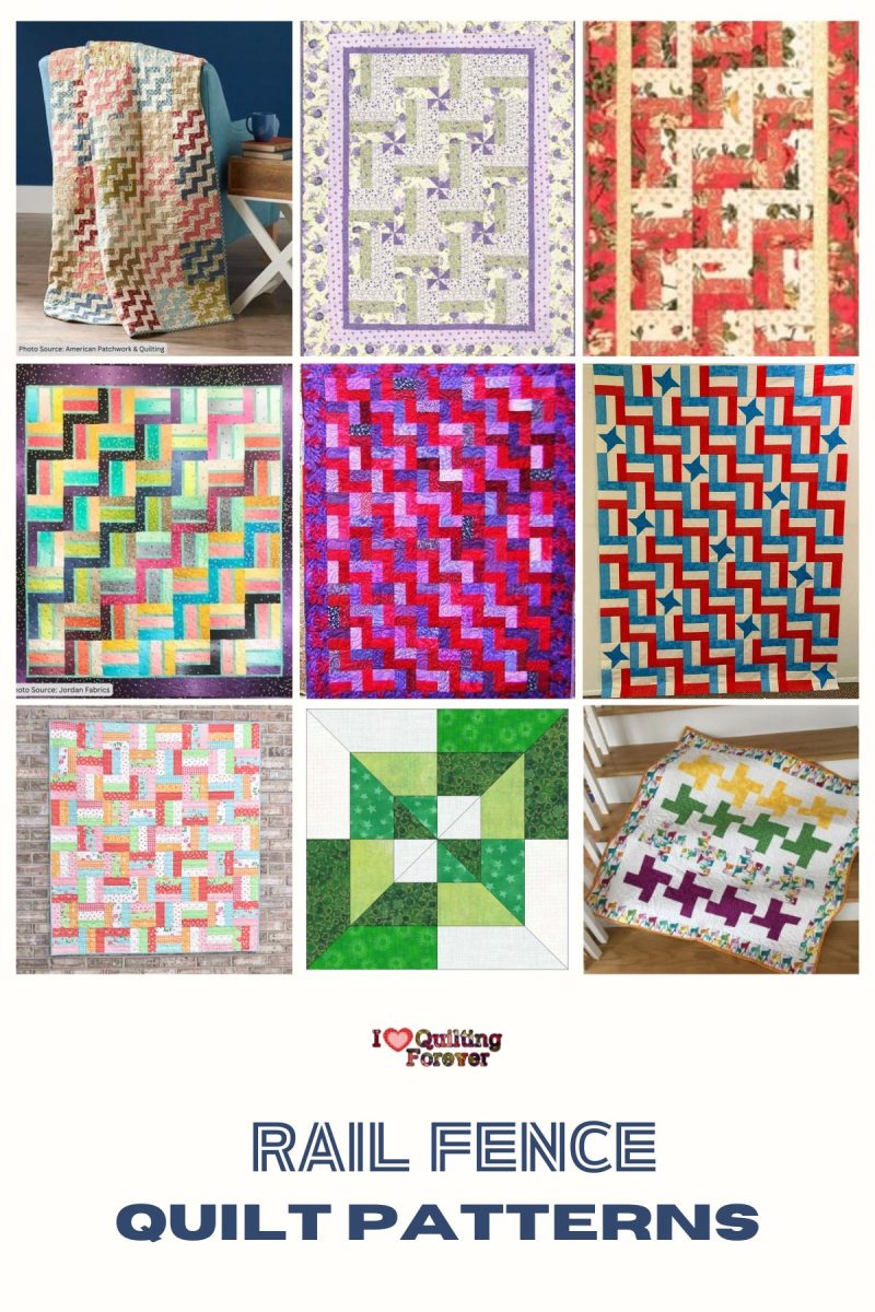 Top 15 Free Rail Fence Quilt Patterns (+9 Bonus Patterns For Sale) - I ...