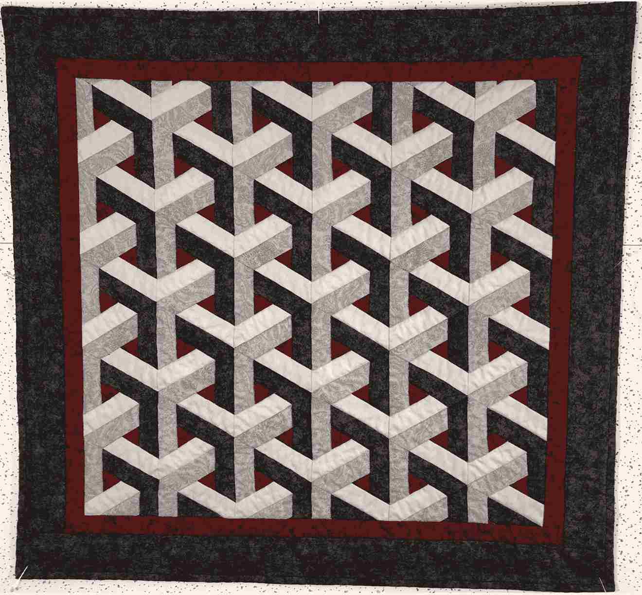 Escher Steps Quilt Pattern