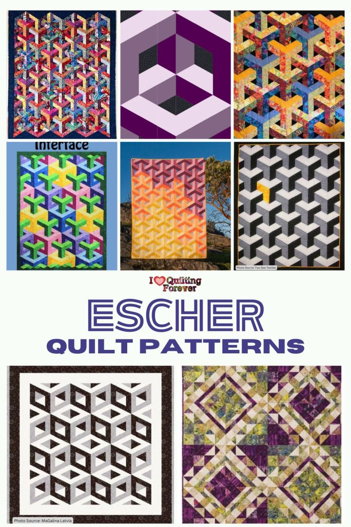 Top 3 Free Escher Quilt Patterns (+7 Bonus Patterns For Sale) - I Love Quilting Forever