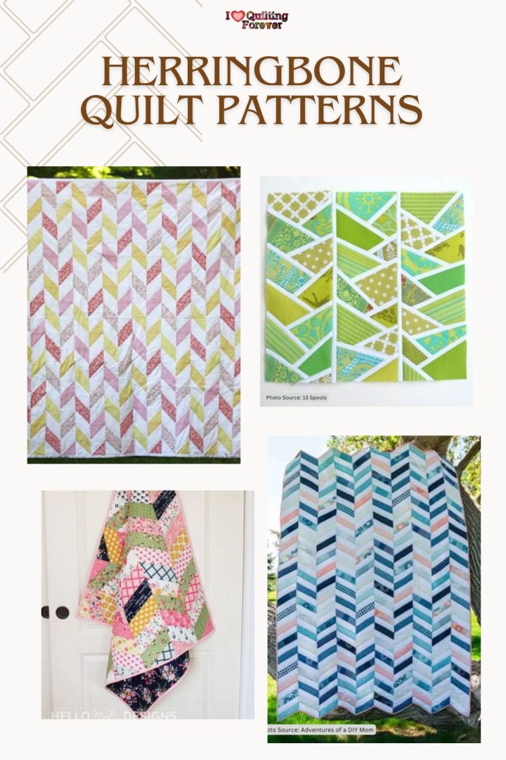 Top 7 Free Herringbone Quilt Patterns (+7 Bonus Patterns For Sale) - I ...