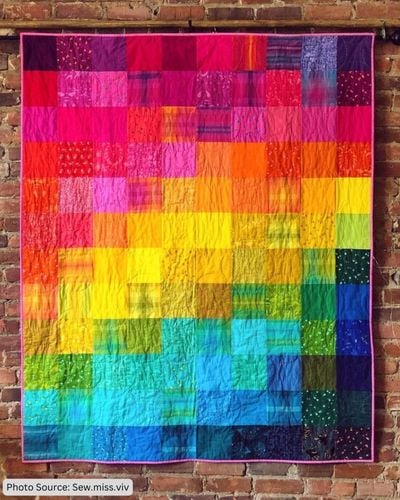 Top 15 Free Rainbow Quilt Patterns (+11 Bonus Patterns For Sale) - I ...