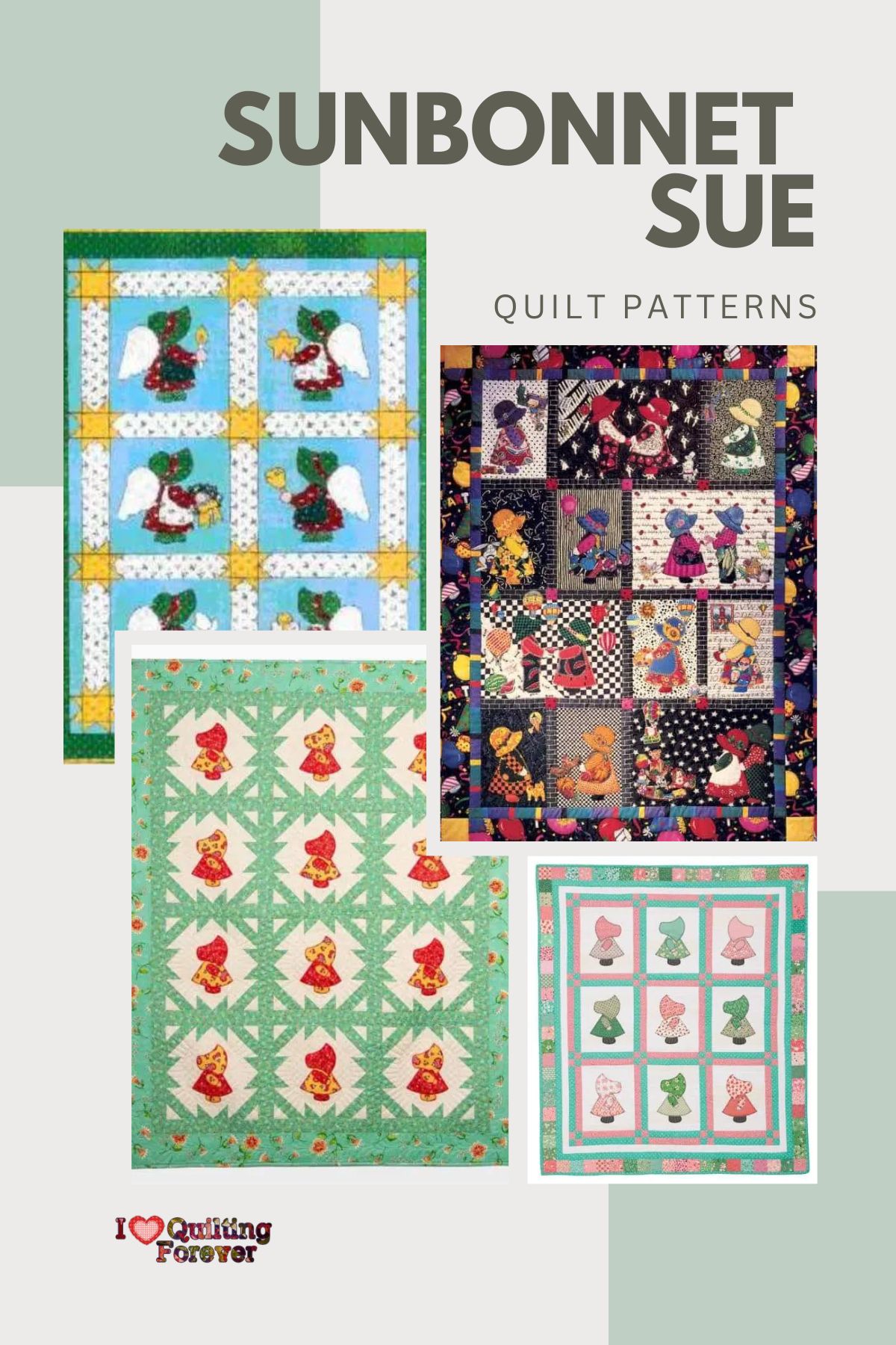 Top 8 Free Sunbonnet Sue Quilt Patterns (+11 Bonus Patterns For Sale ...