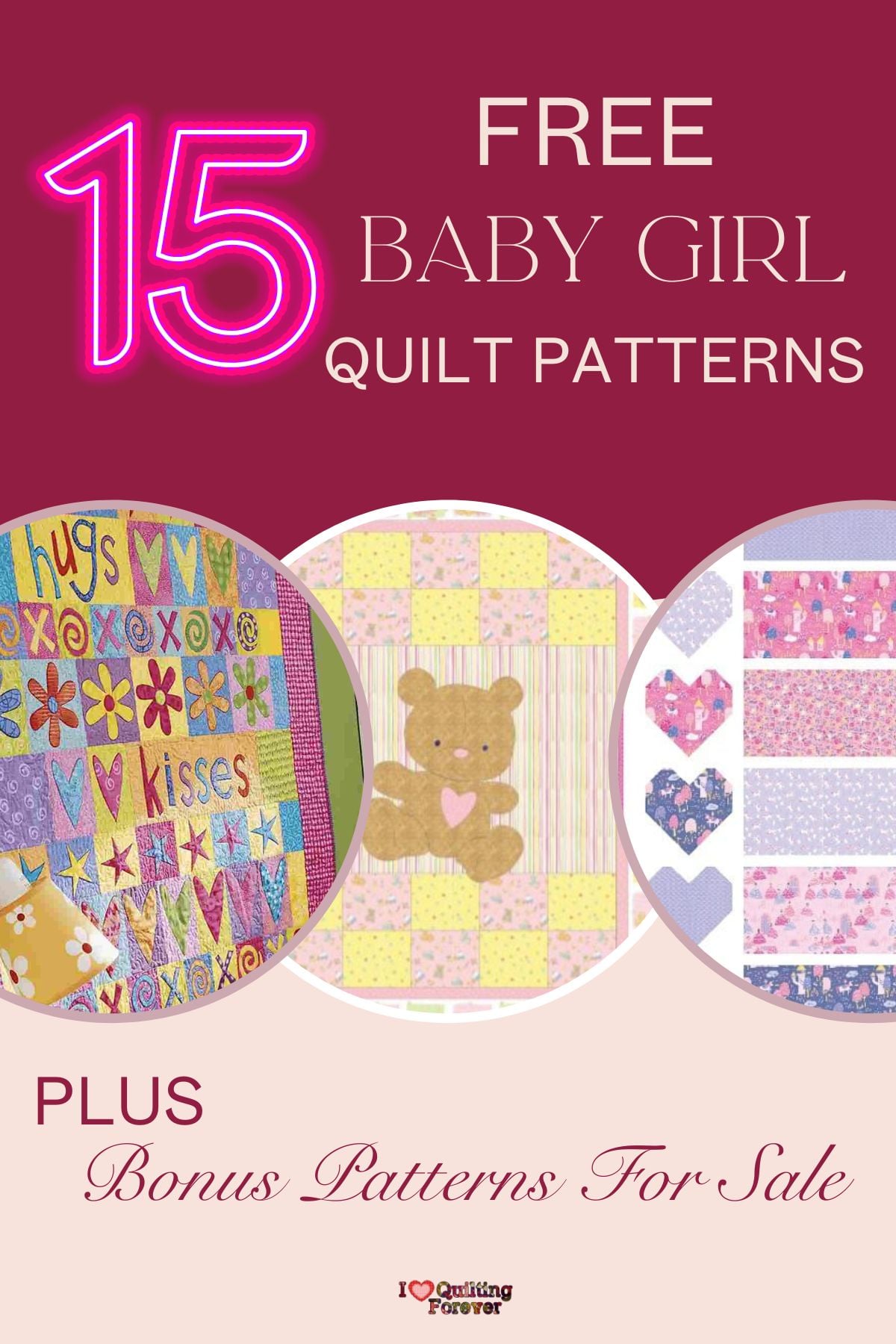 Top 15 Free Baby Girl Quilt Patterns (+11 Bonus Patterns For Sale) - I ...