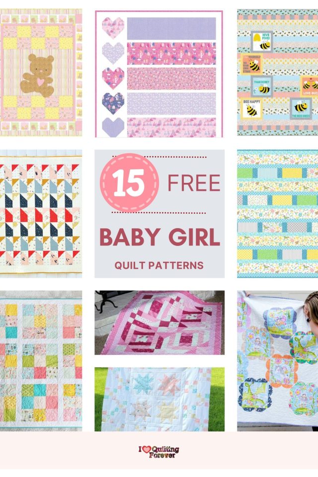 Top 15 Free Baby Girl Quilt Patterns (+11 Bonus Patterns For Sale) - I ...