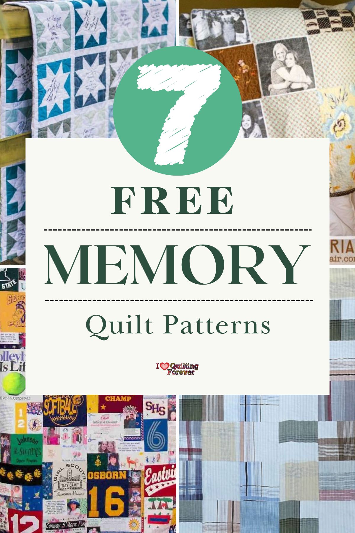 Top 7 Free Memory Quilt Patterns (+2 Bonus Patterns For Sale) - I Love ...