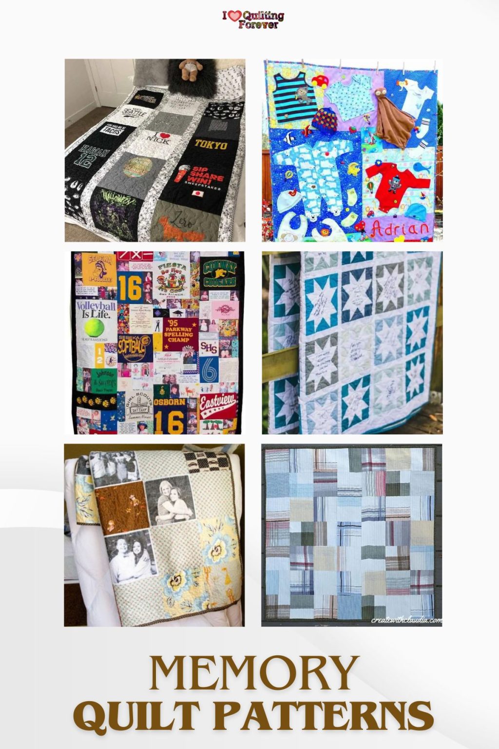 Top 7 Free Memory Quilt Patterns (+3 Bonus Patterns For Sale) - I Love ...