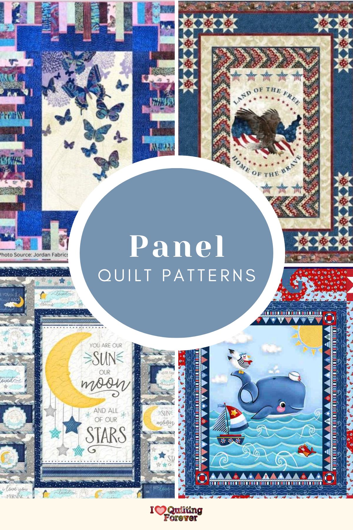 Top 20 Free Panel Quilt Patterns (+8 Bonus Patterns For Sale) - I Love ...