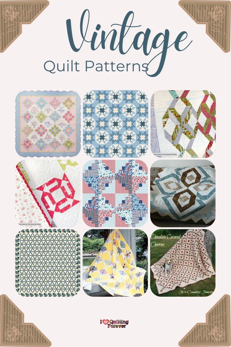 Top 16 Free Vintage Quilt Patterns (+10 Bonus Patterns For Sale) - I ...