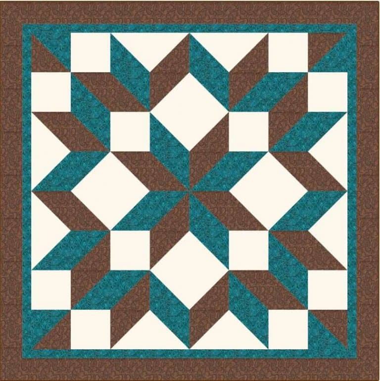 Top 8 Free Carpenter’s Star and Carpenter’s Wheel Quilt Patterns (+7 ...