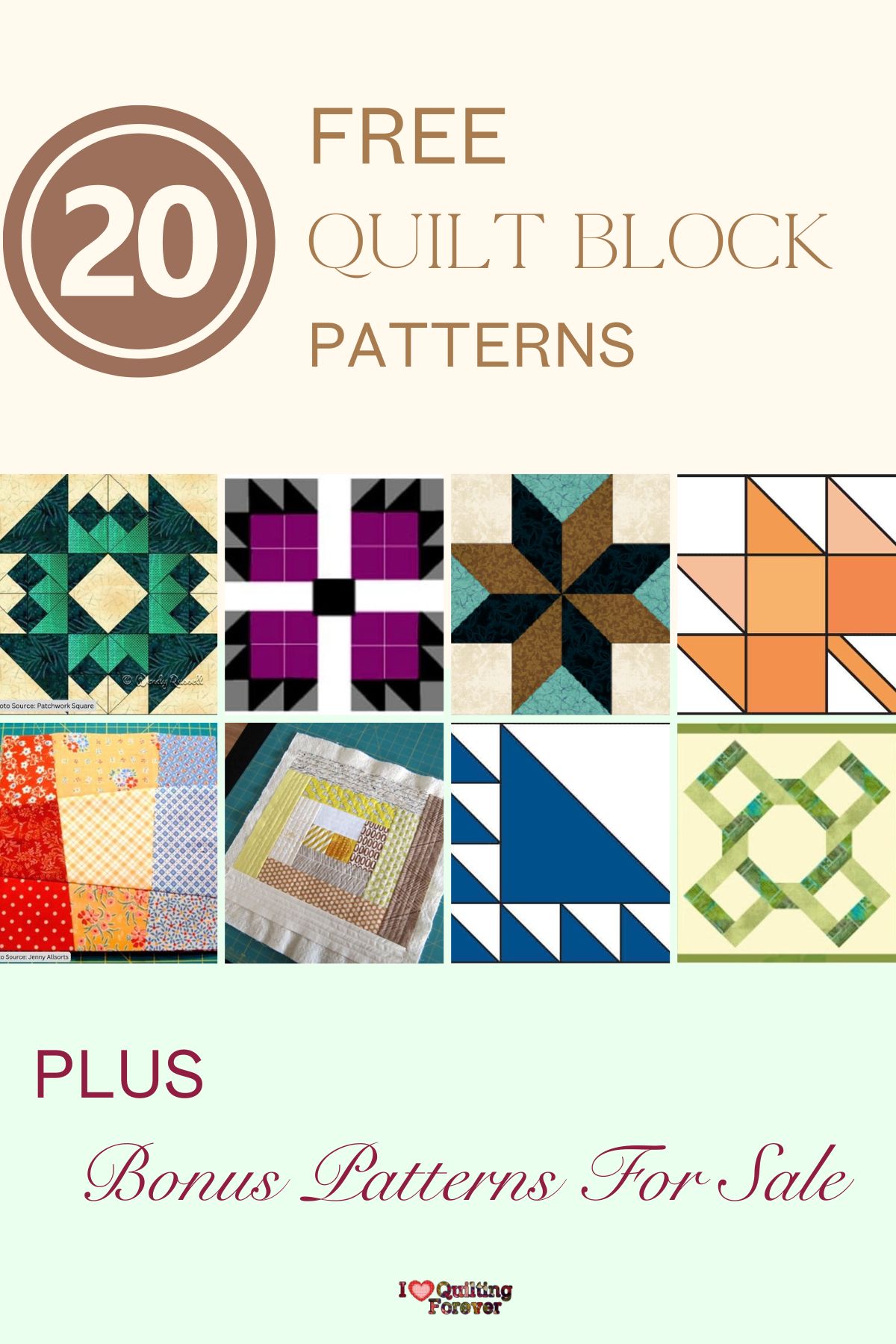 Top 20 Free Beginner-Friendly And Easy Quilt Blocks (+10 Bonus Patterns ...