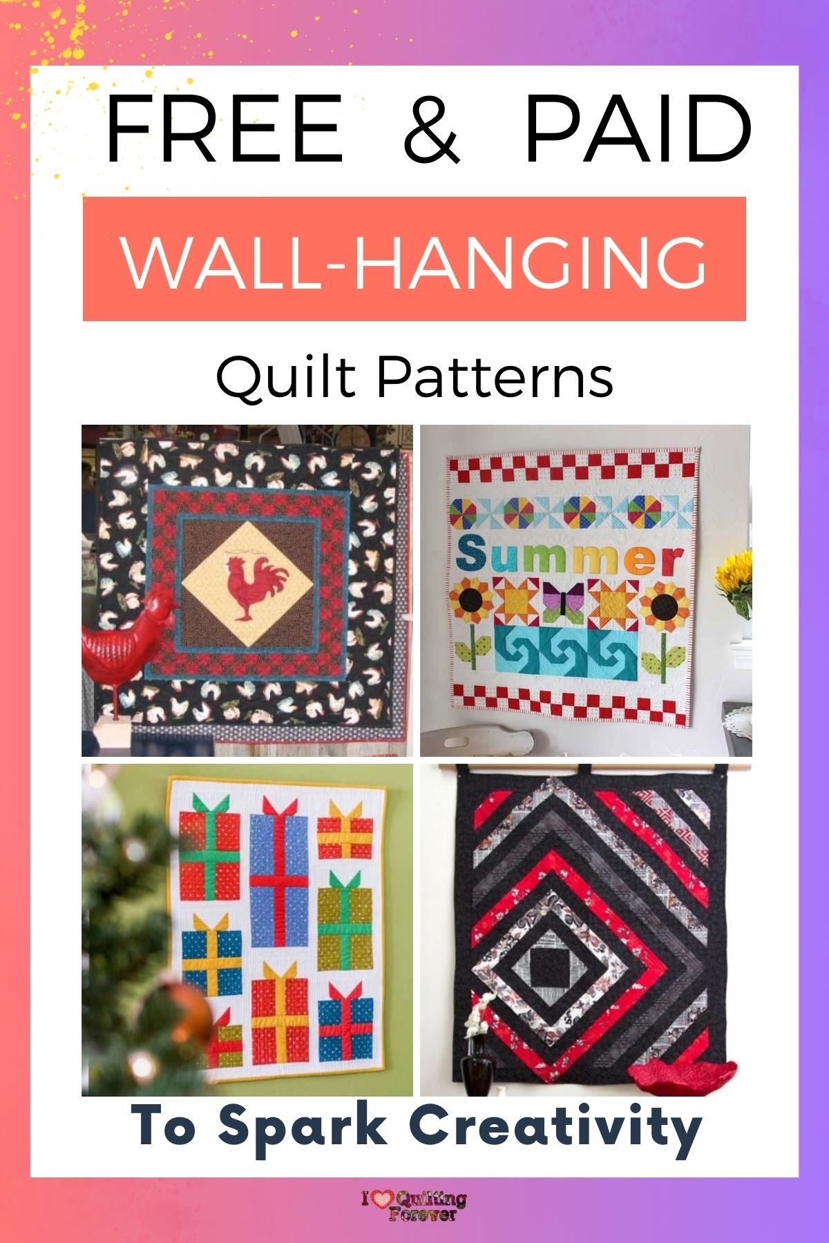 Top 16 Free Wall Hanging Quilt Patterns (+10 Bonus Patterns For Sale ...