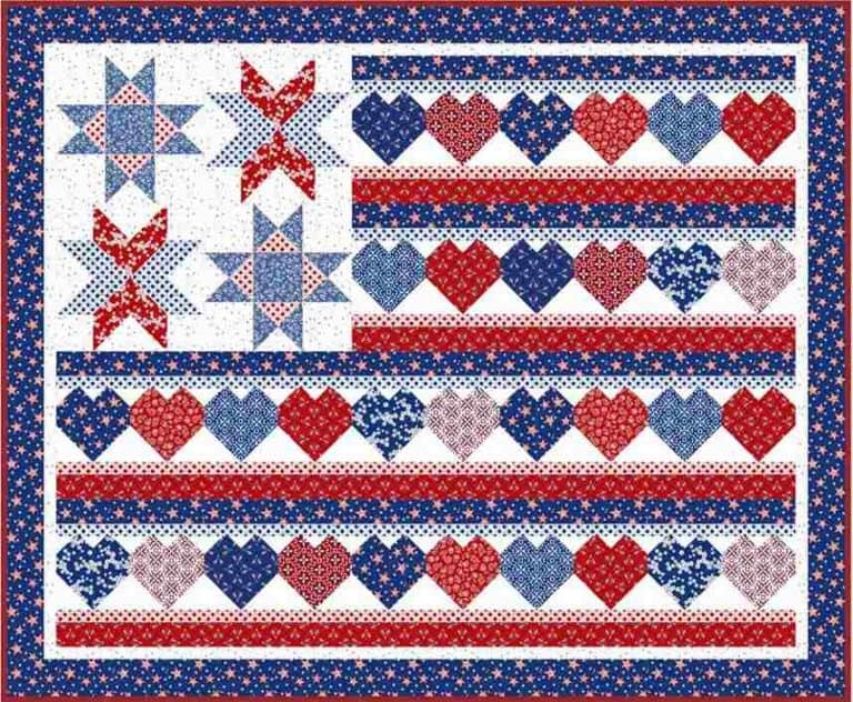 Top 32 Free Patriotic Quilt Patterns To Show Your Love For The Country ...