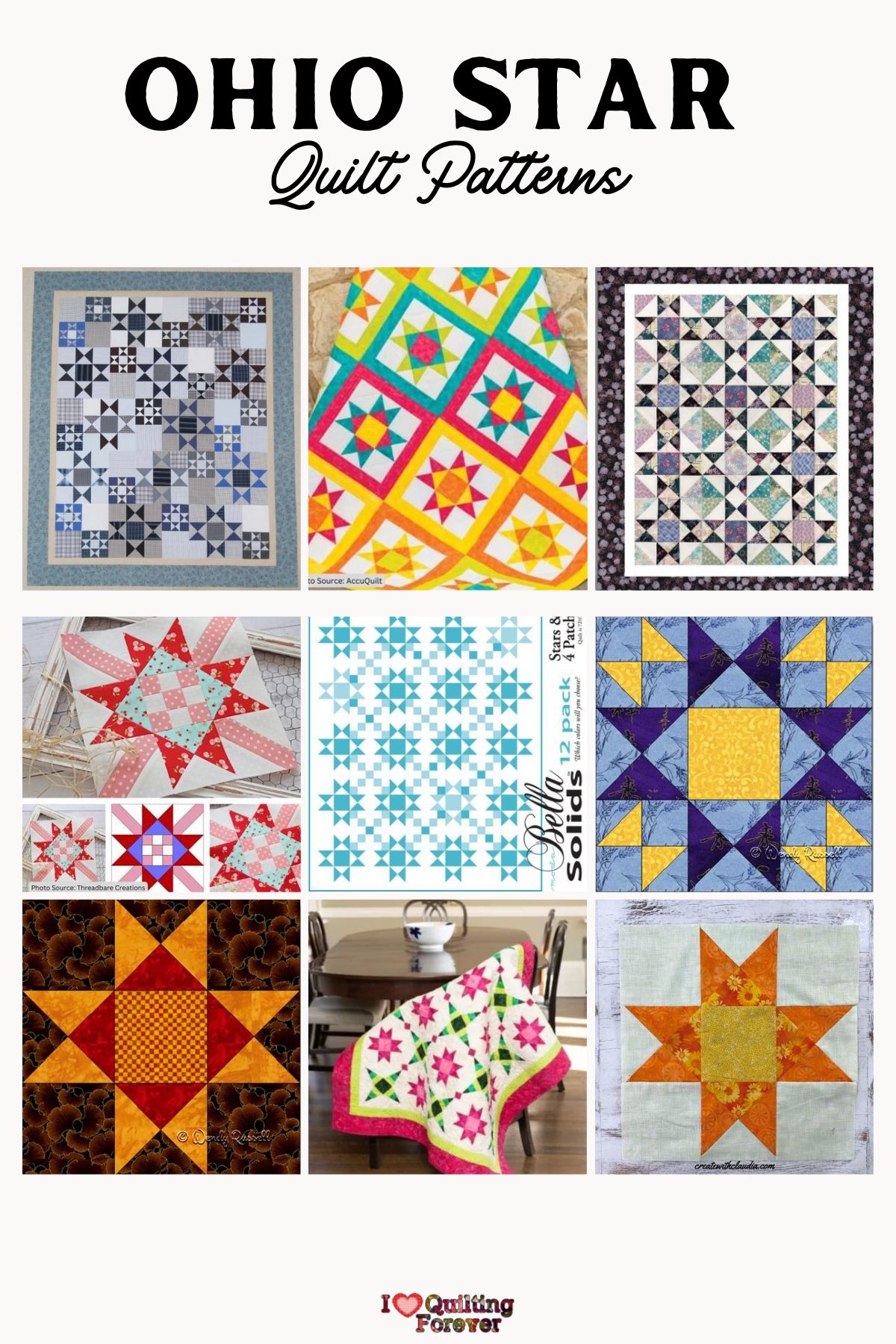 Top 11 Free Ohio Star Quilt Patterns (+6 Bonus Patterns For Sale) - I ...