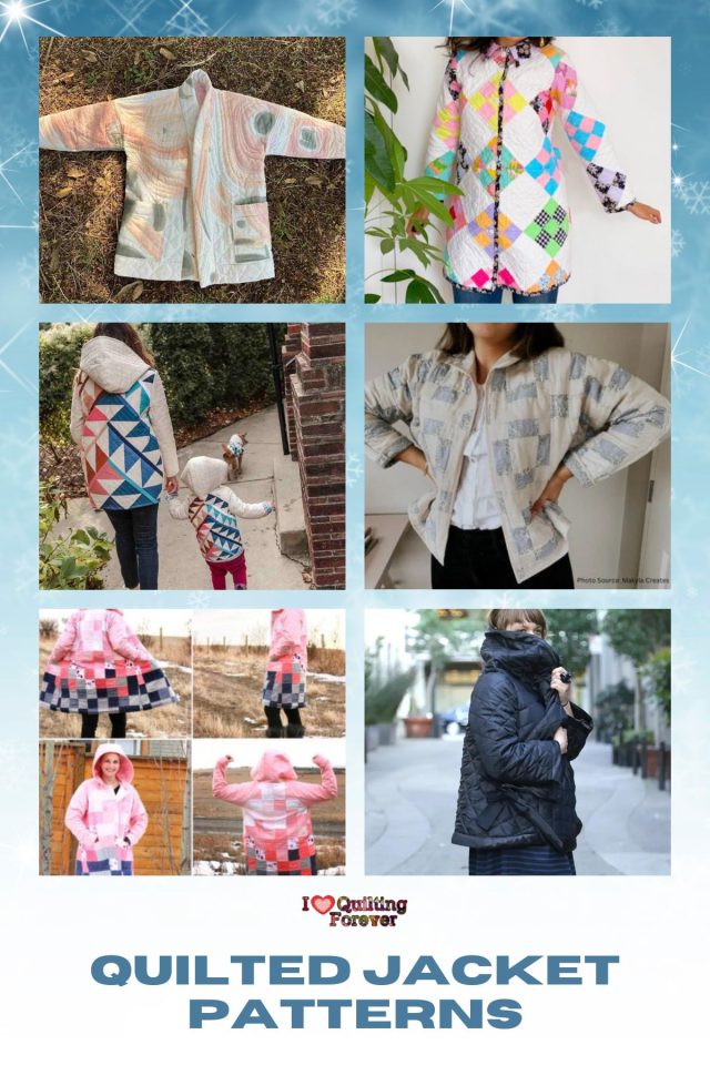 Top 7 Free Quilted Jacket Patterns (+8 Bonus Patterns For Sale) - I Love Quilting Forever