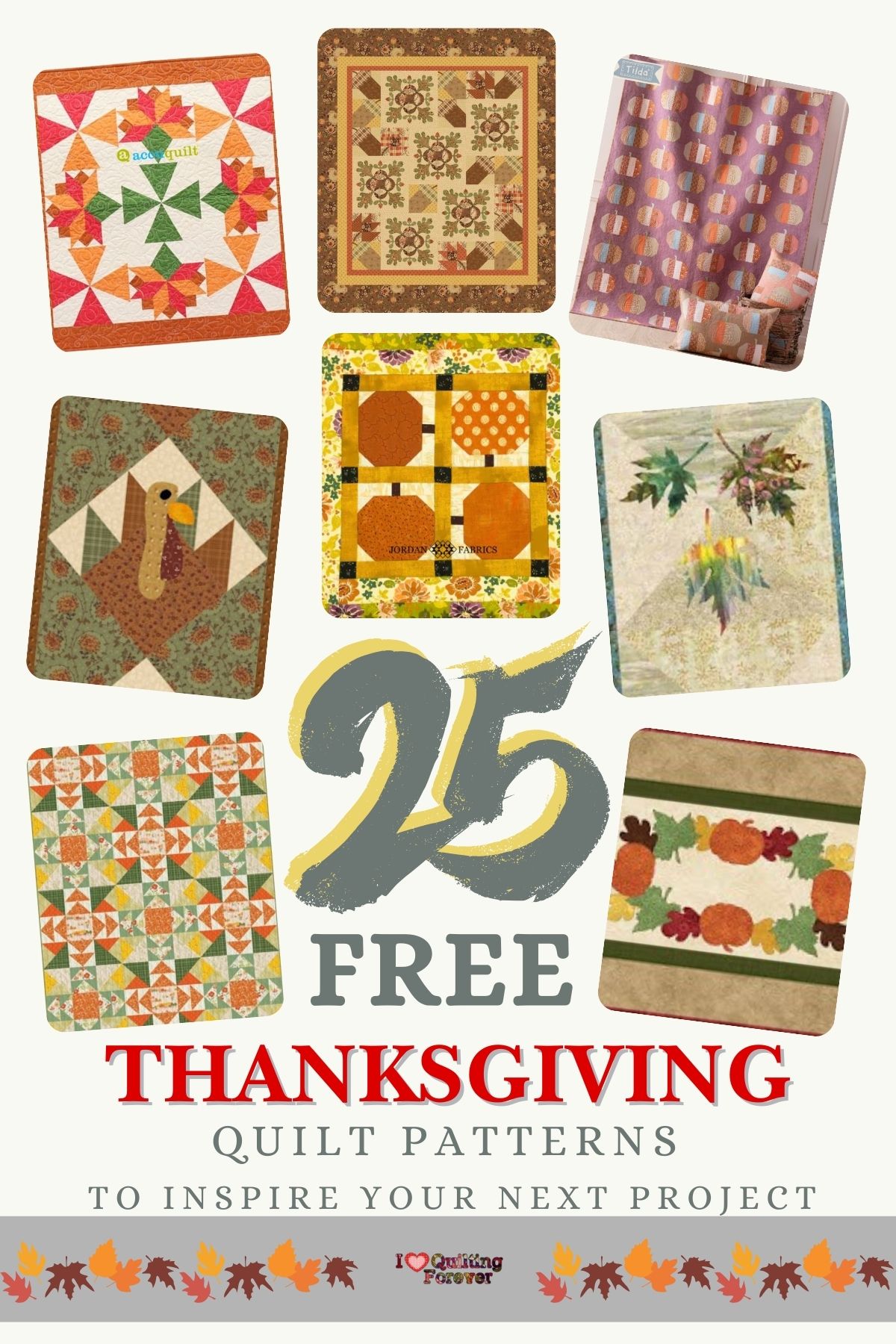 Top 25 Free Thanksgiving Quilt Patterns For Your Home Celebration (+15 ...