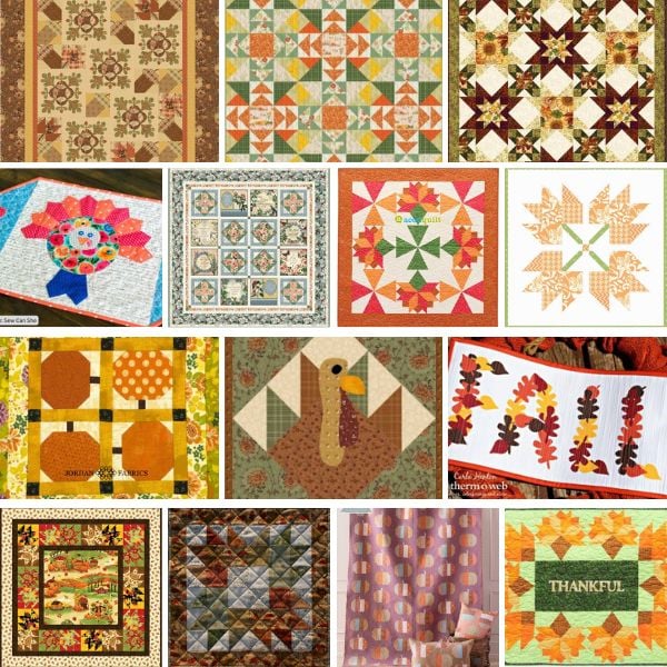 Top 25 Free Thanksgiving Quilt Patterns For Your Home Celebration (+15 ...