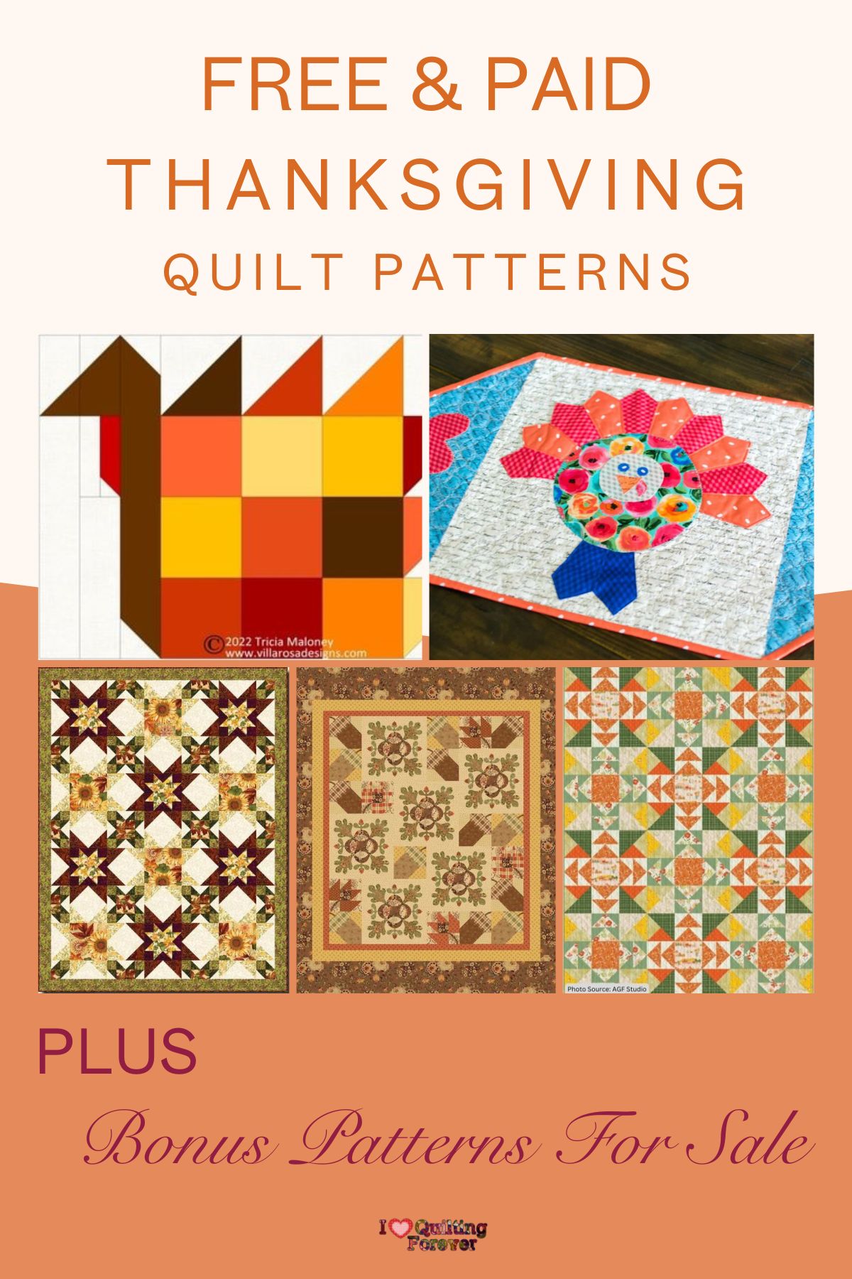 Top 25 Free Thanksgiving Quilt Patterns For Your Home Celebration (+15 ...