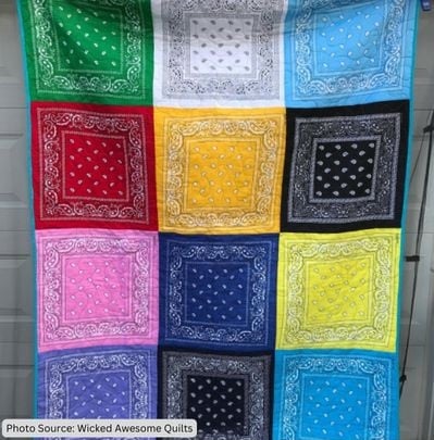 Top 13 Free Bandana Quilt Patterns (+2 Bonus Patterns For Sale) - I ...