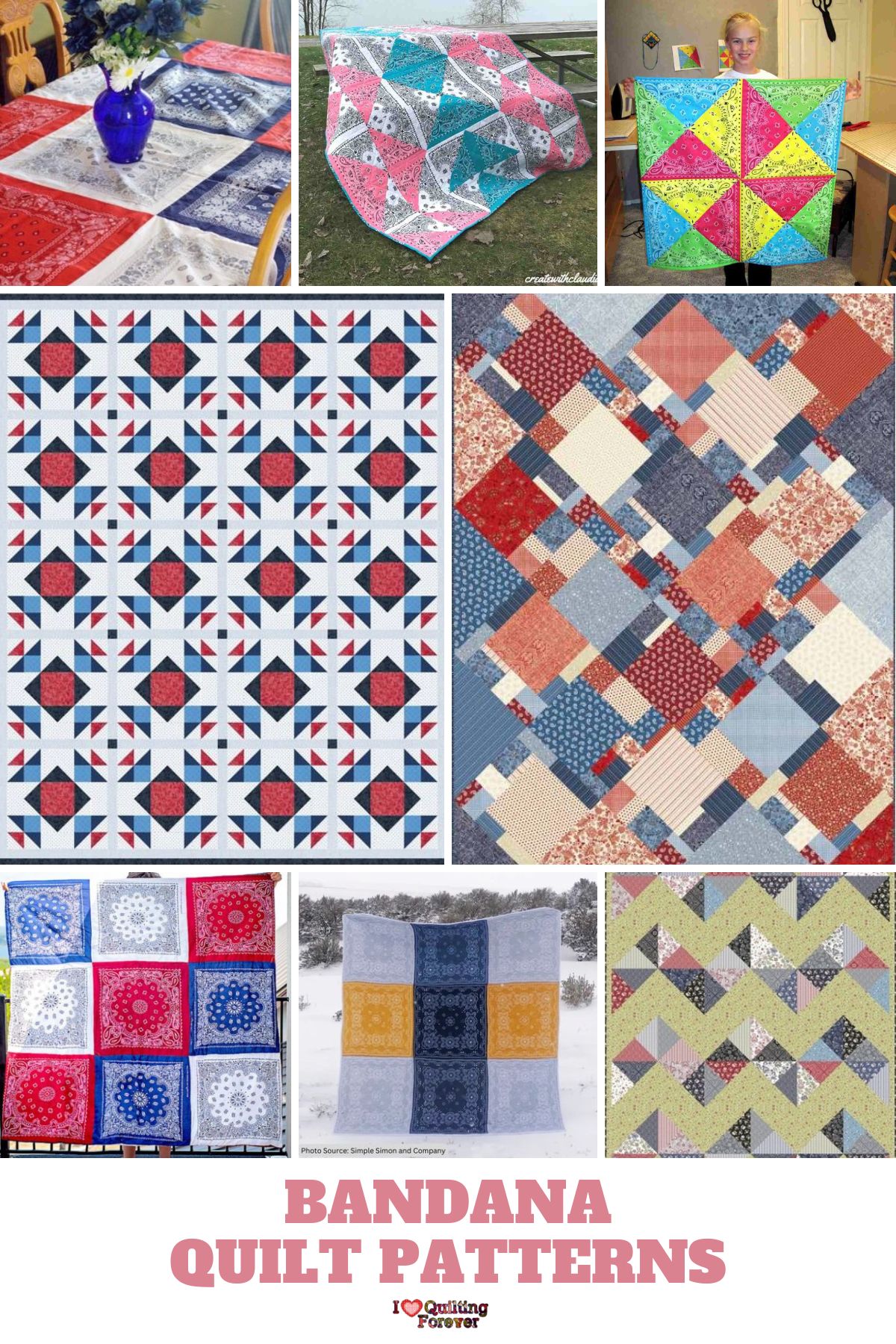Top 13 Free Bandana Quilt Patterns (+2 Bonus Patterns For Sale) - I ...