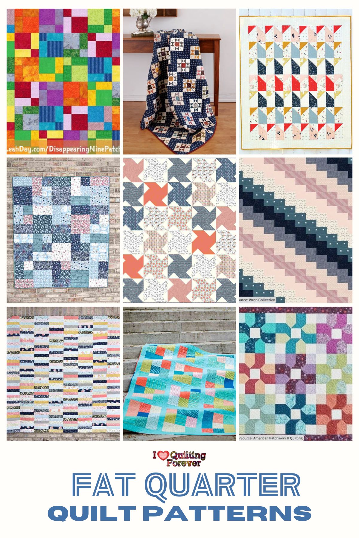 Top 19 Free Fat Quarter Quilt Patterns (+10 Bonus Patterns For Sale ...