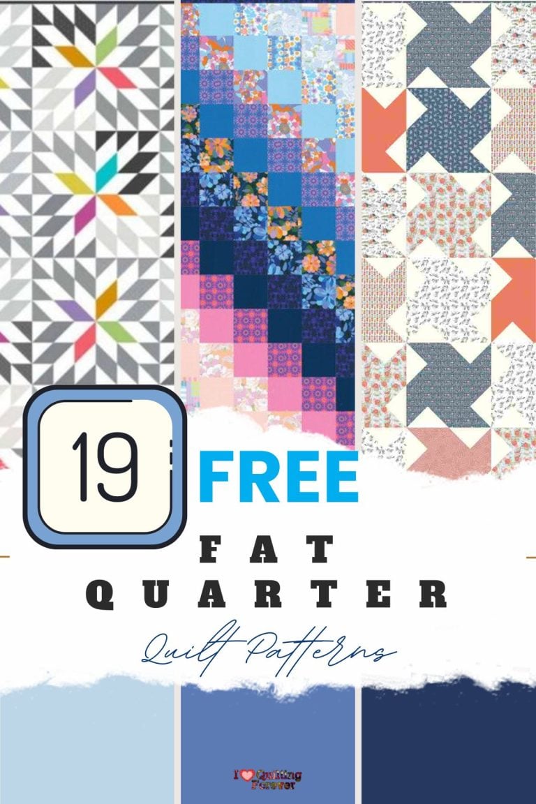 Top 19 Free Fat Quarter Quilt Patterns (+8 Bonus Patterns For Sale) - I ...