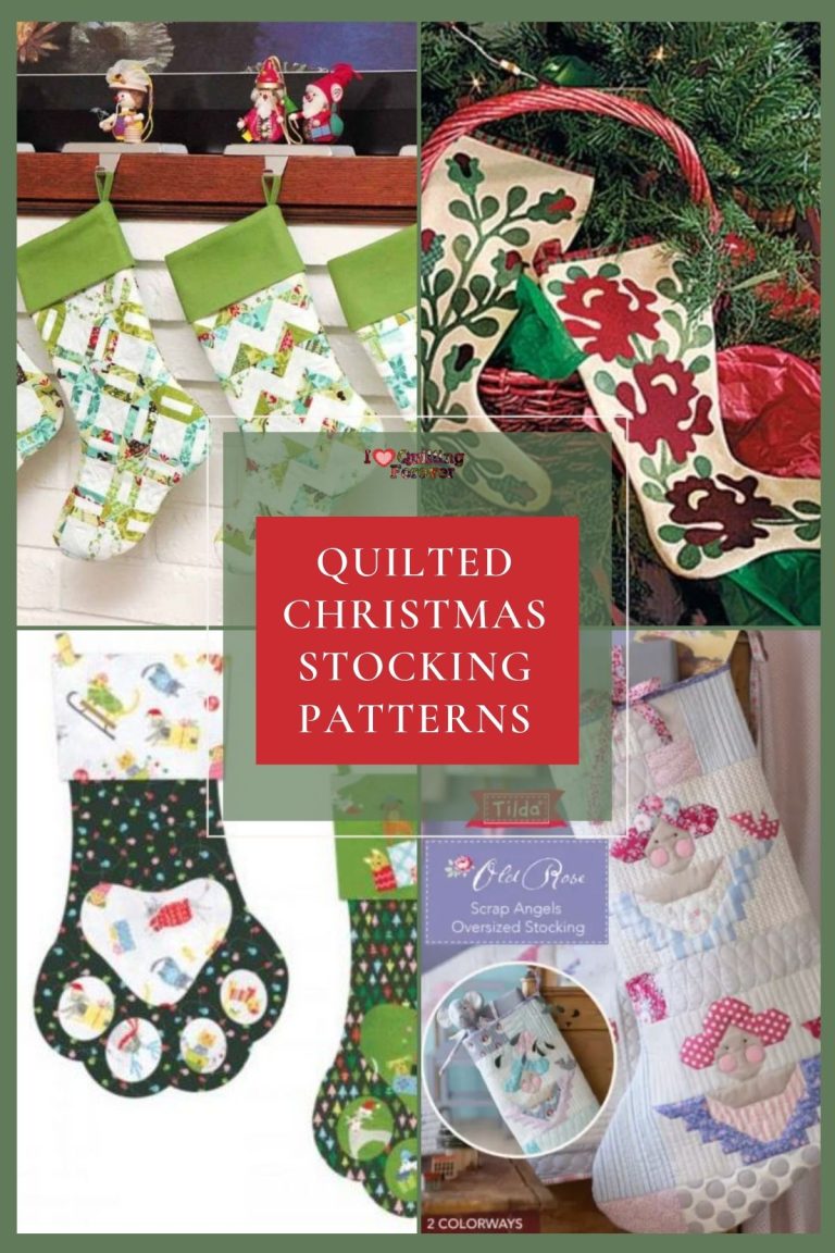 Top 10 Free Quilted Christmas Stocking Patterns For The Season Of ...