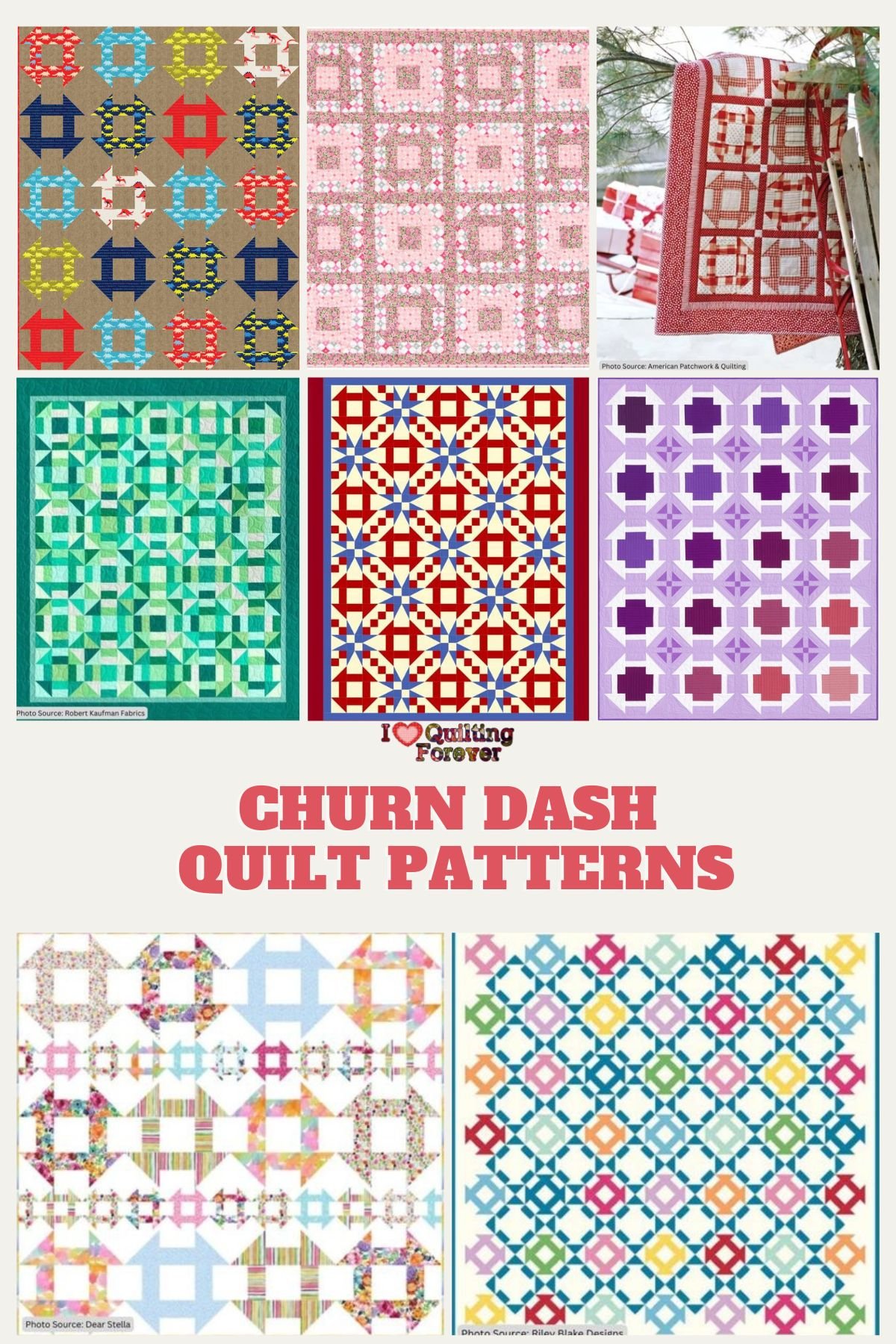 Top 15 Free Churn Dash Quilt Patterns (+7 Bonus Patterns For Sale) - I ...