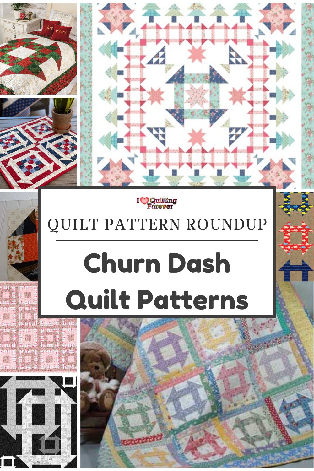 15 Charming Churn Dash Quilt Patterns - I Love Quilting Forever