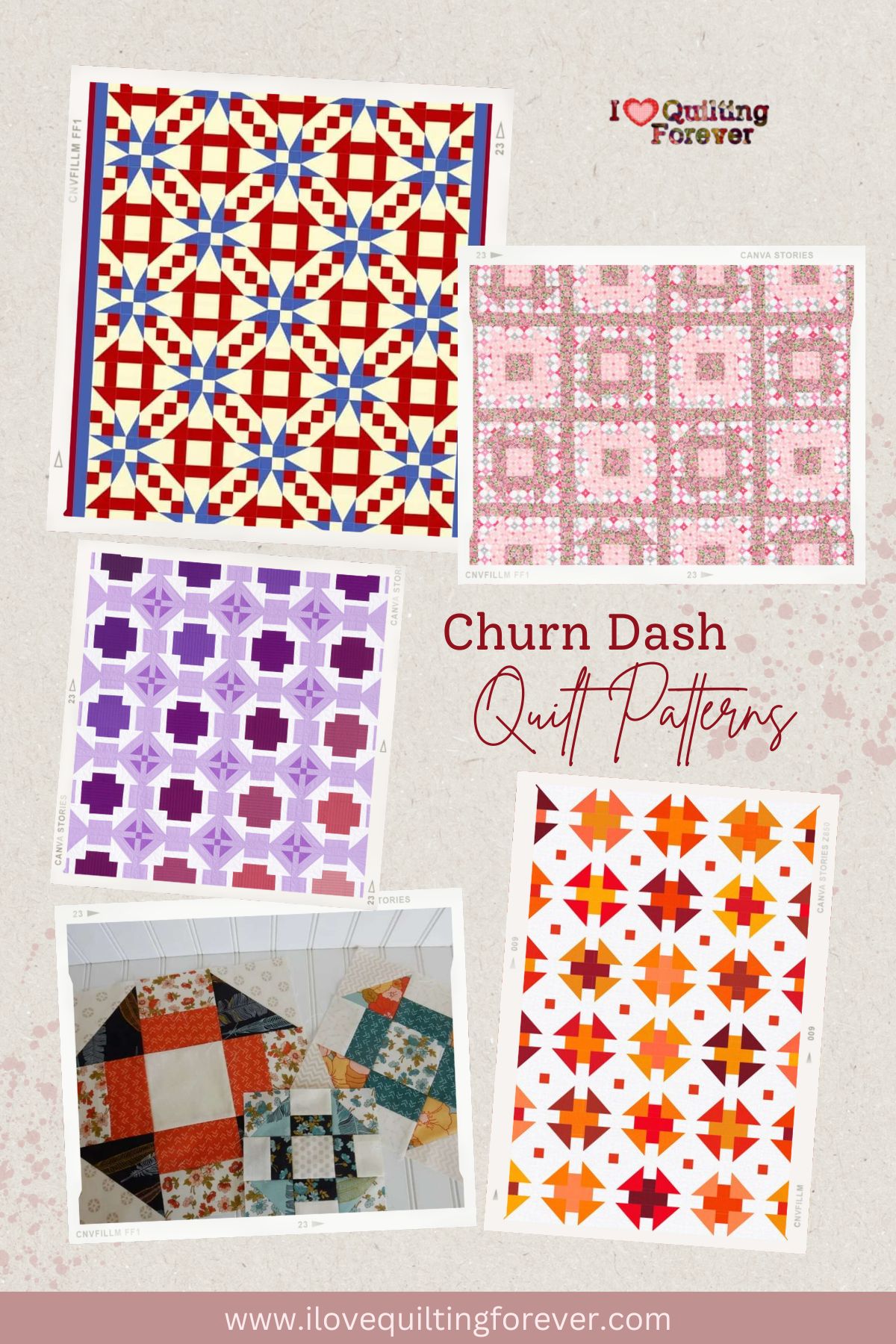 Top 15 Free Churn Dash Quilt Patterns (+7 Bonus Patterns For Sale) - I ...