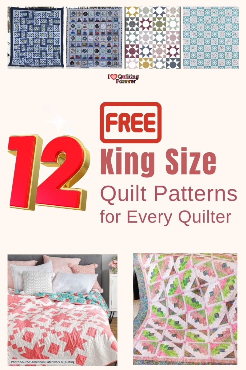Top 12 Free King Size Quilt Patterns For You To Make (+10 Bonus ...