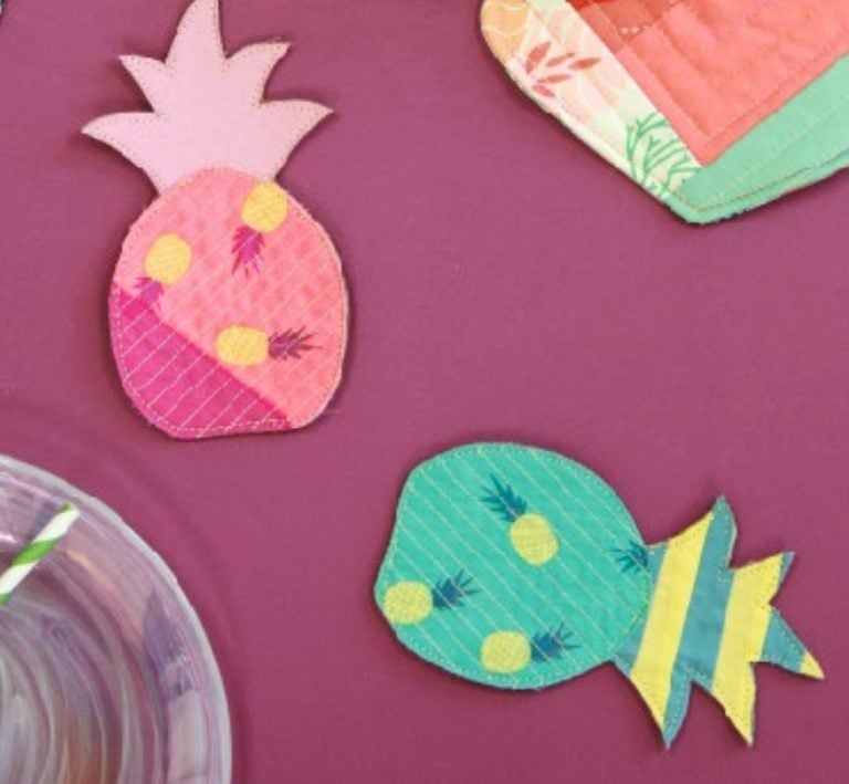 Top 10 Free Quilted Coaster Patterns (+6 Bonus Patterns For Sale) - I ...