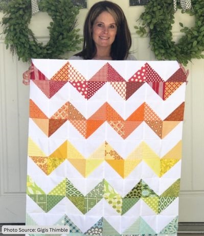 Top 16 Free Chevron Quilt Patterns (+10 Bonus Patterns For Sale) - I ...