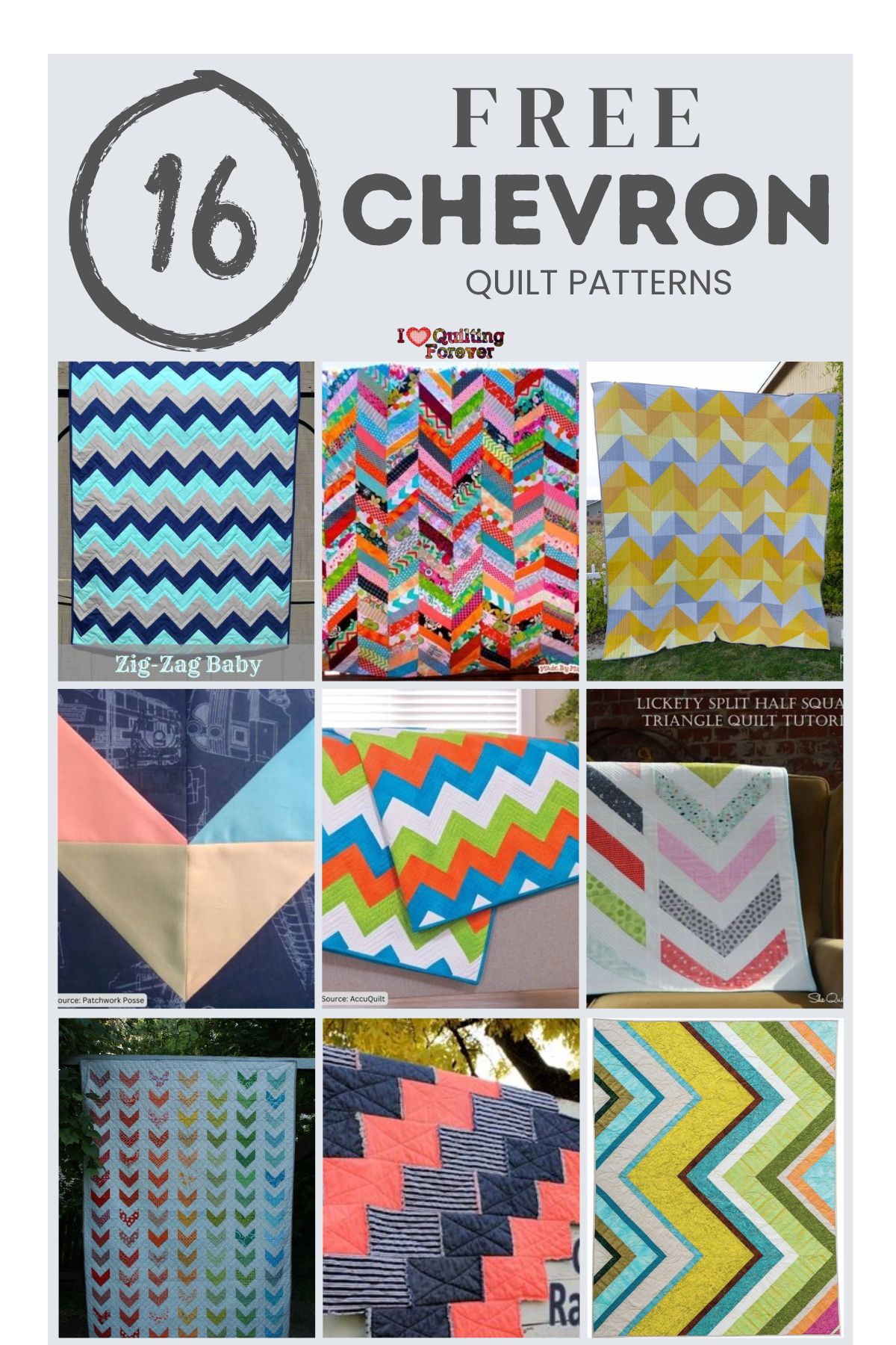 Top 16 Free Chevron Quilt Patterns (+10 Bonus Patterns For Sale) - I ...