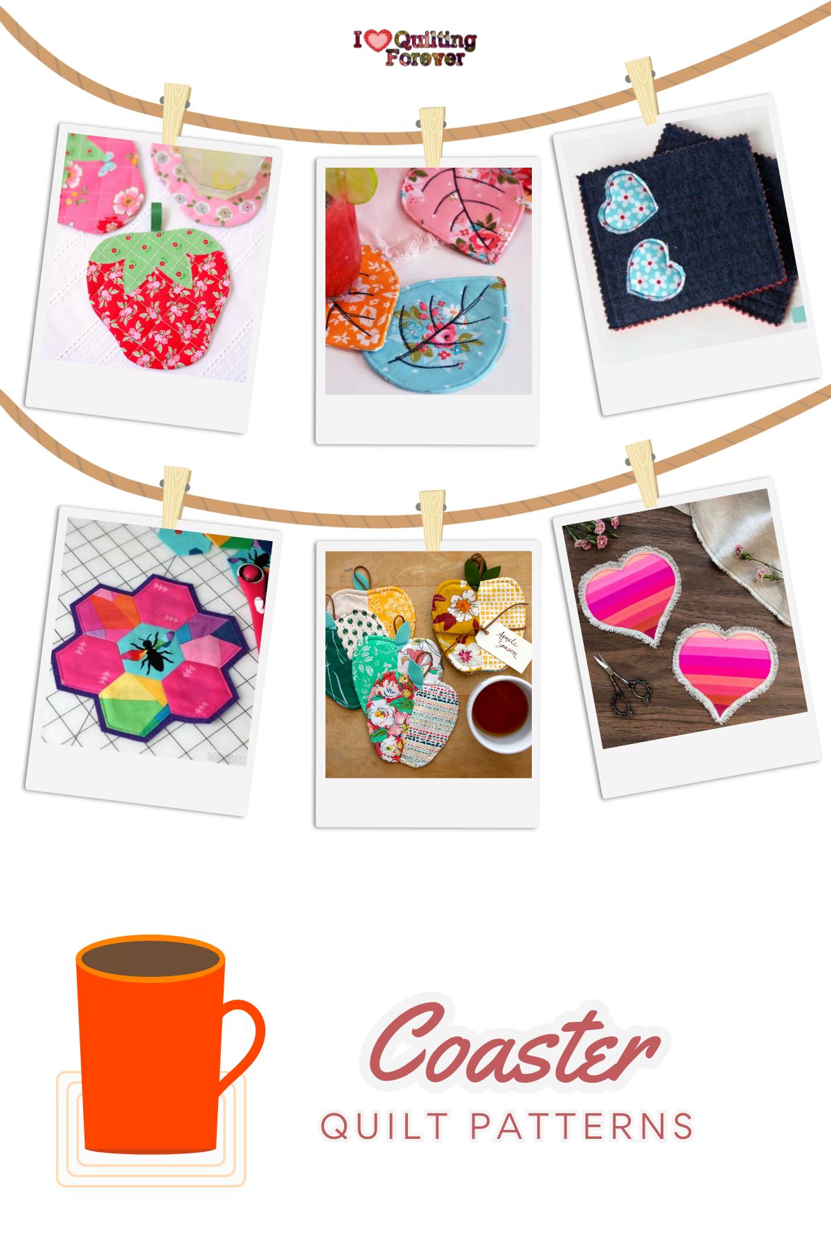 Top 10 Free Quilted Coaster Patterns (+6 Bonus Patterns For Sale) - I ...